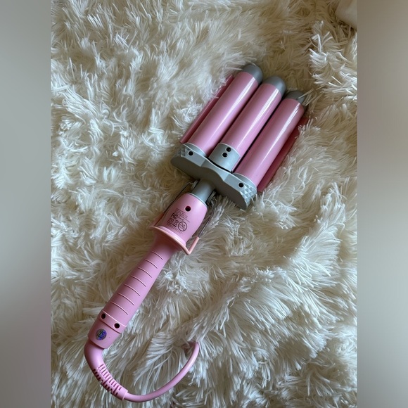 mermaid hair | Other | Mermaid Pro Hair Pink 25 Beach Og Waver Hot Tool ...